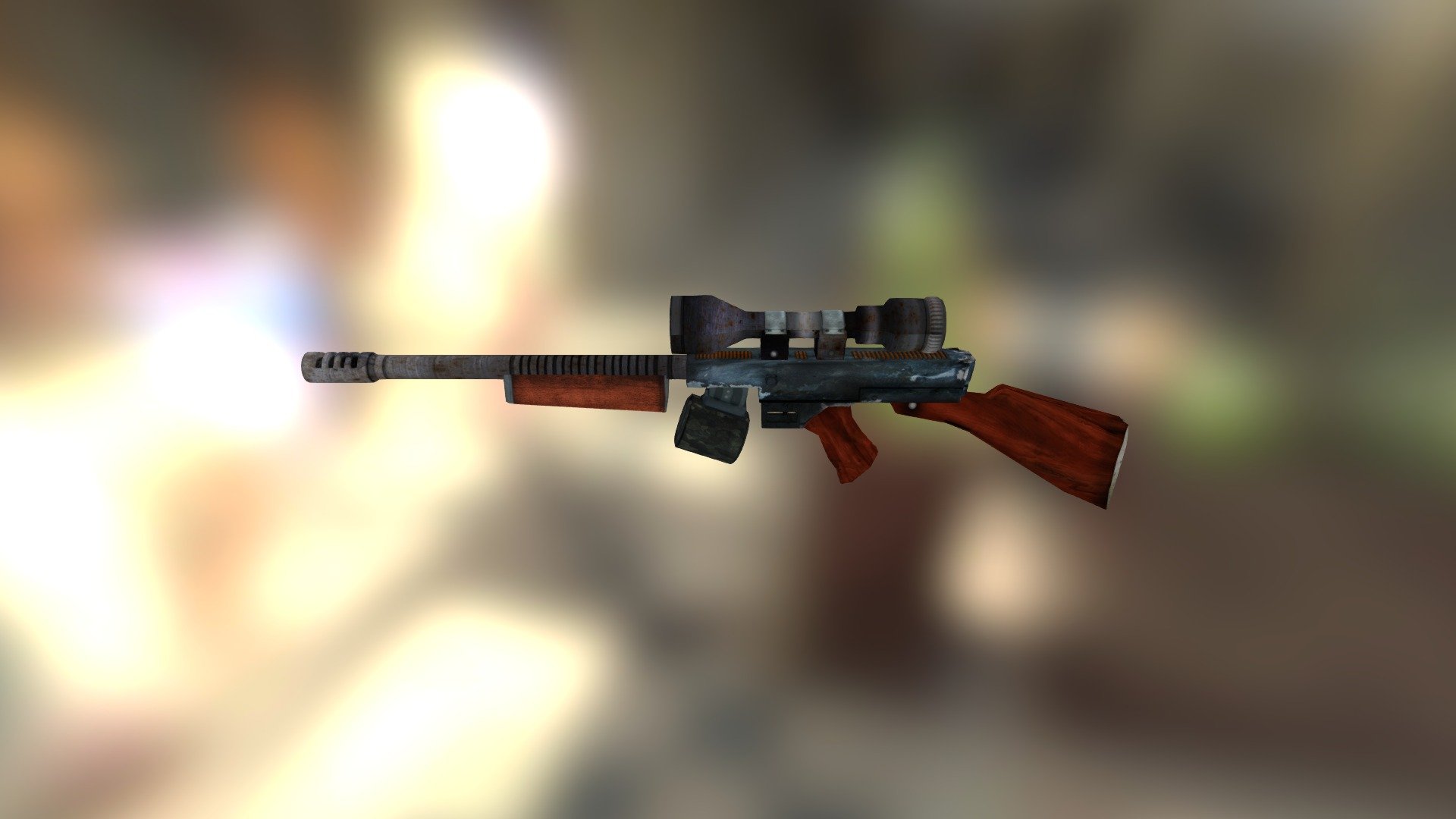 Rifle - 3D model by NatalieMohler [40fcef8] - Sketchfab