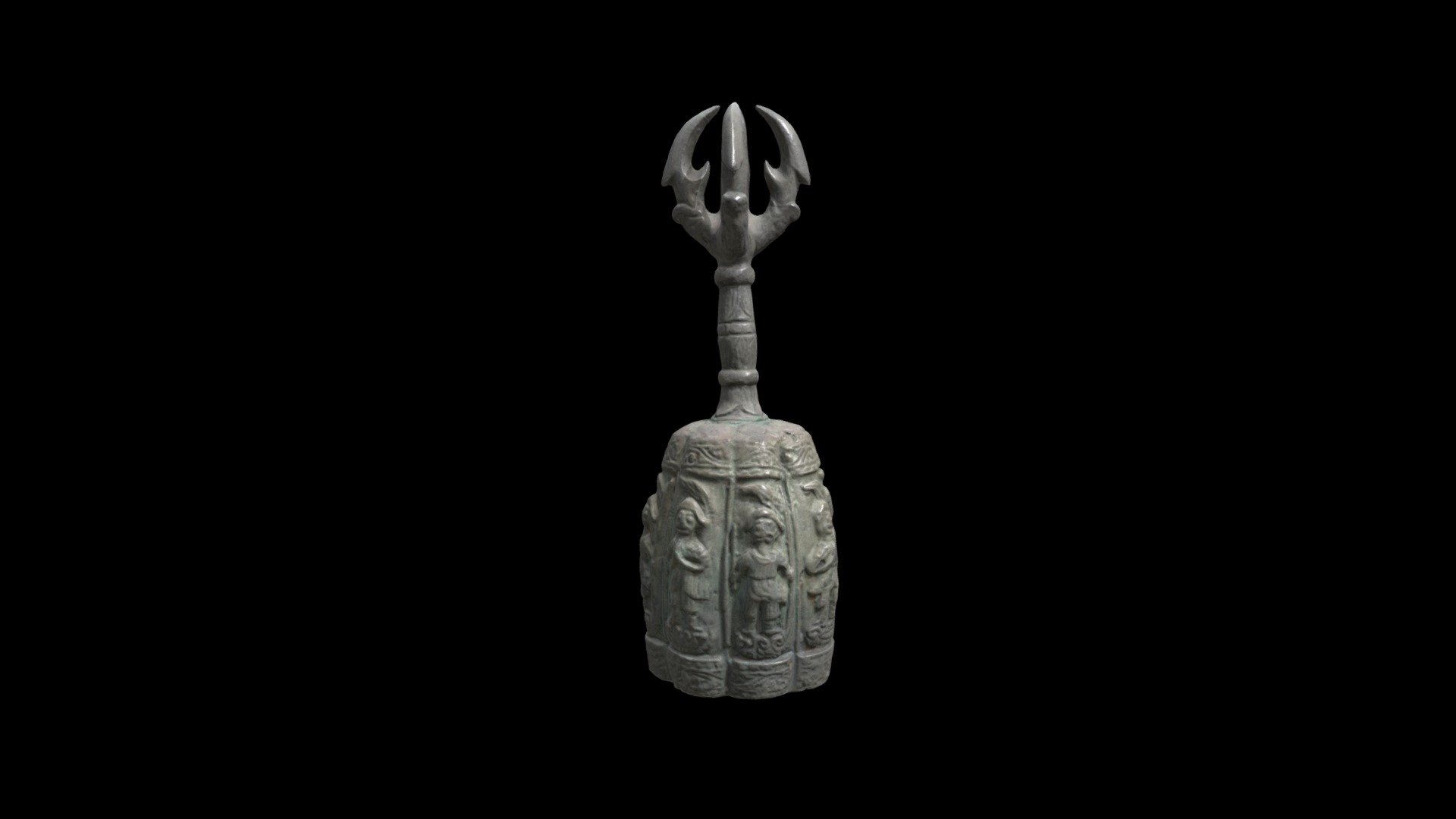 1998.123 Buddhist Ritual Bell - Download Free 3D model by Cleveland ...