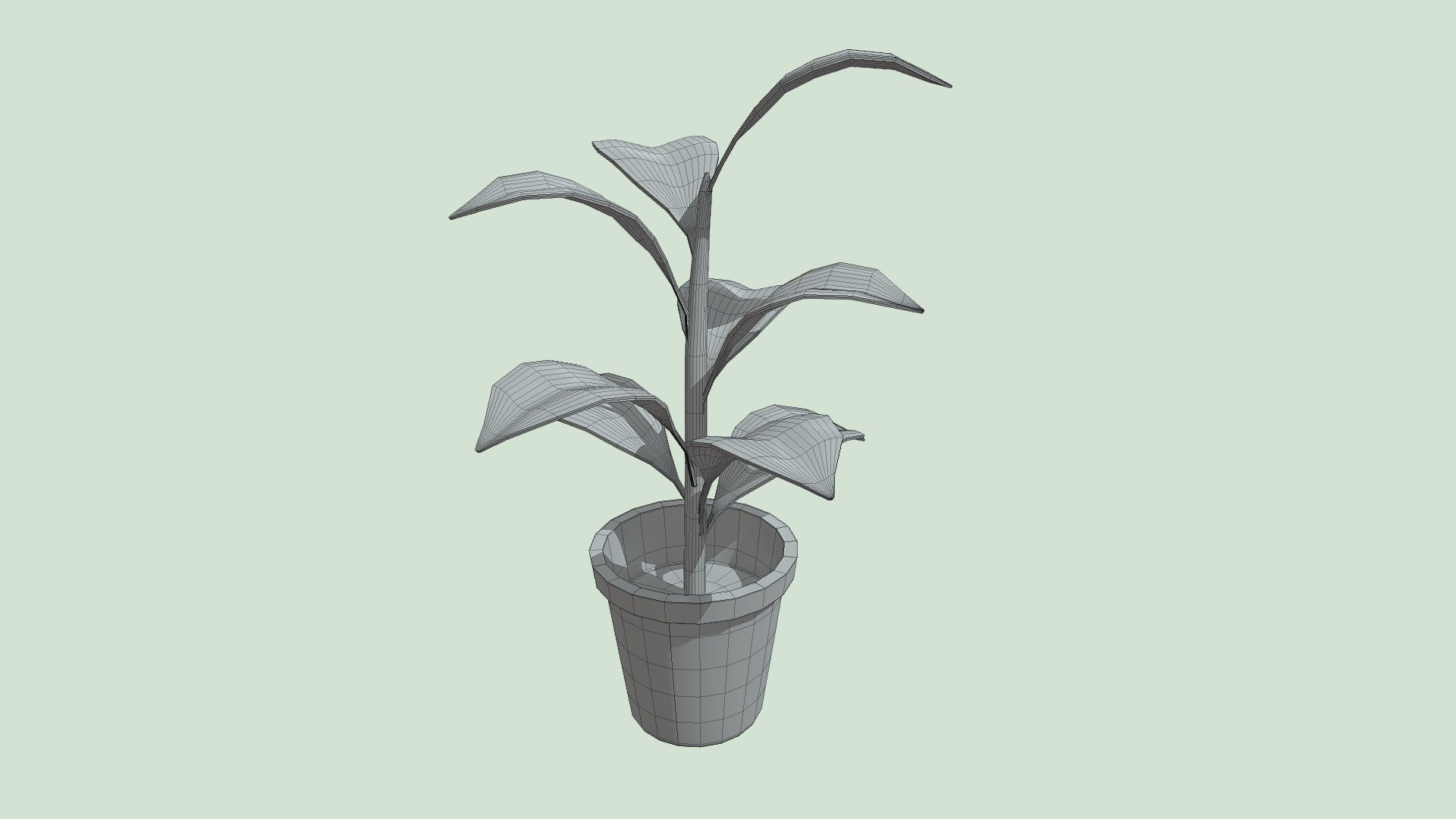 A Child's Imagination - Pot Plant model - 3D model by Nena van Zuilen ...