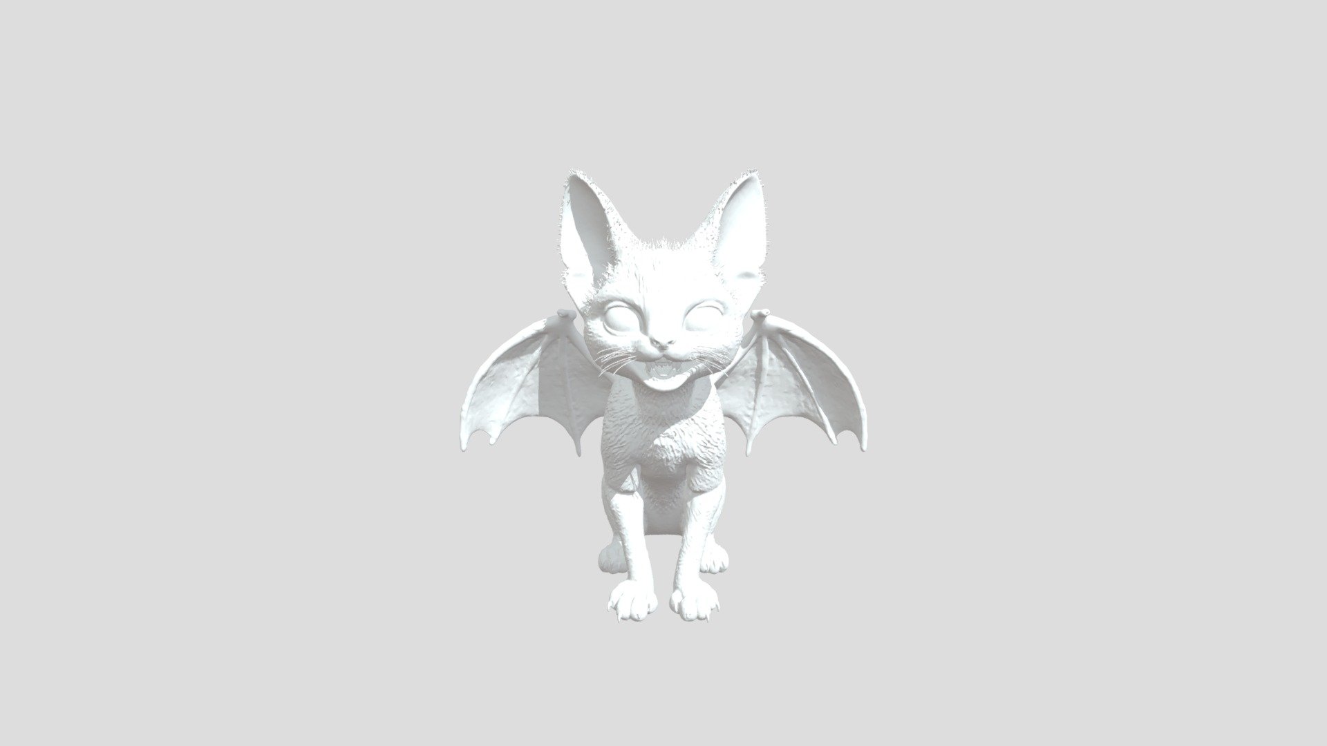 cat bat creature - 3D model by bumblebeegifts [4101ef3] - Sketchfab