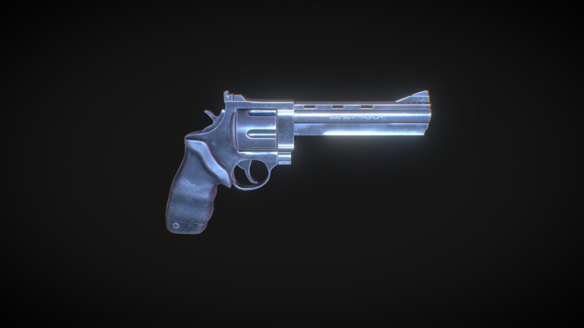 Magnum Revolver game ready asset - 3D model by Fortuna (@vfortuna123 ...