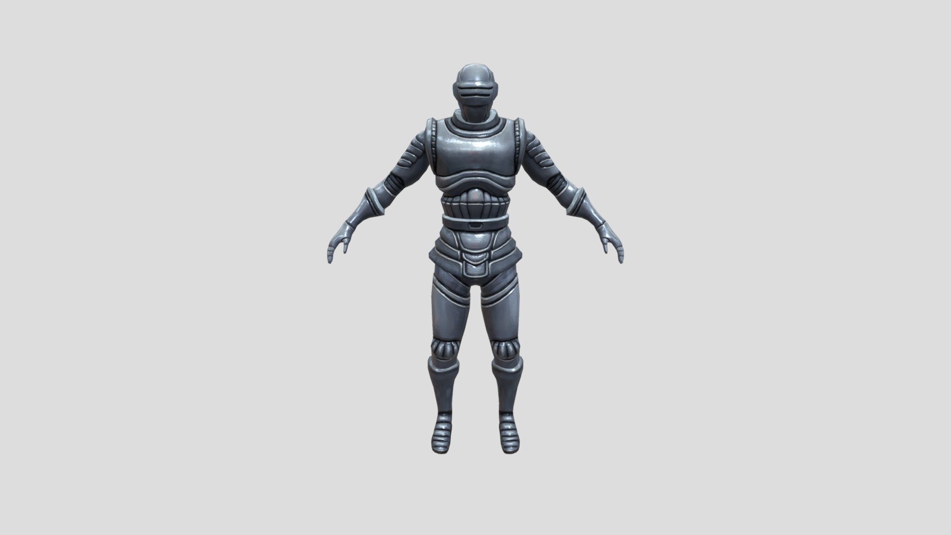 Knight Retro Style - 3D model by crispyghouls [4105610] - Sketchfab