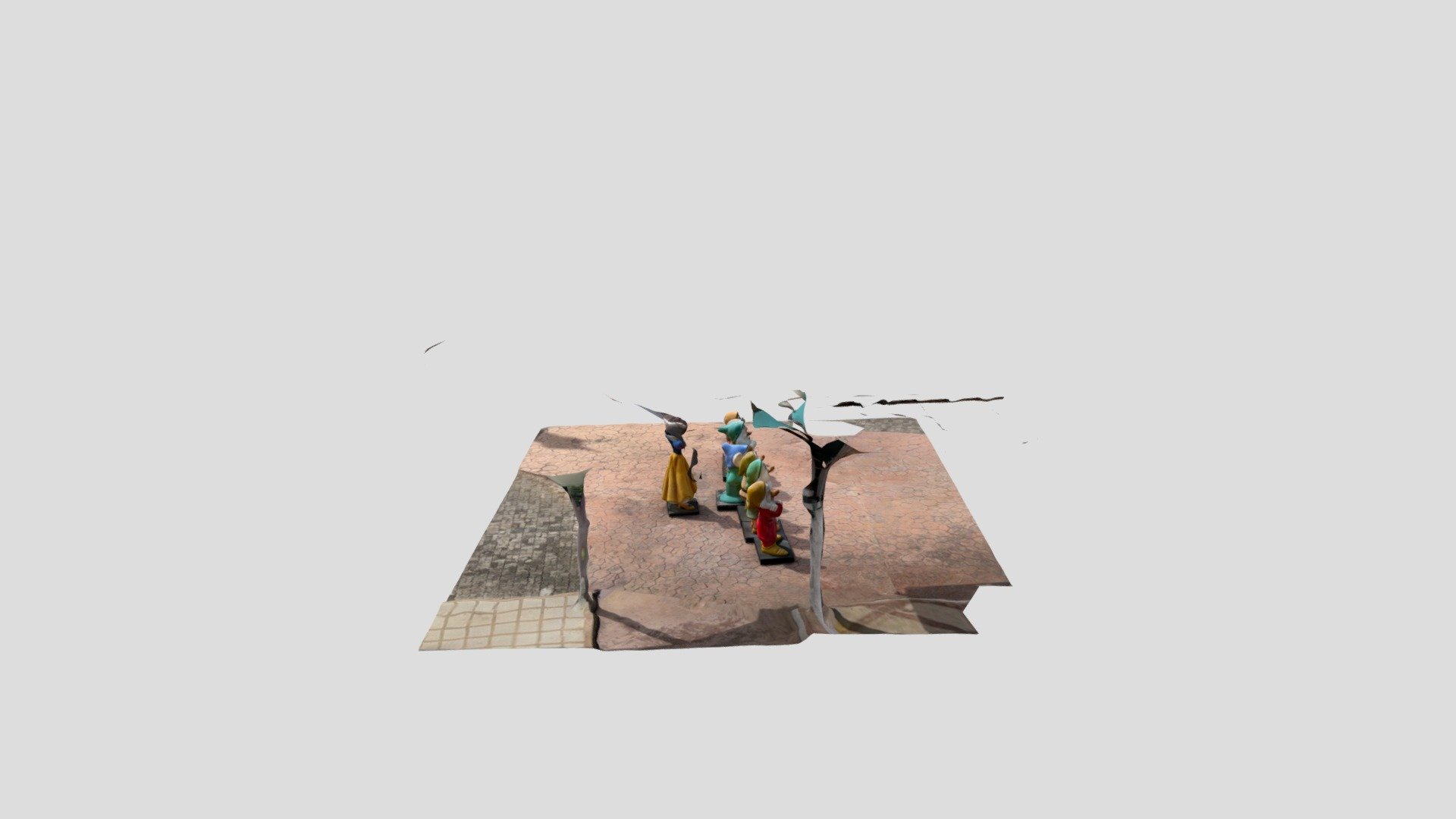 Snow white and the 7 dwarfs - Download Free 3D model by sisamm [4105c8b ...