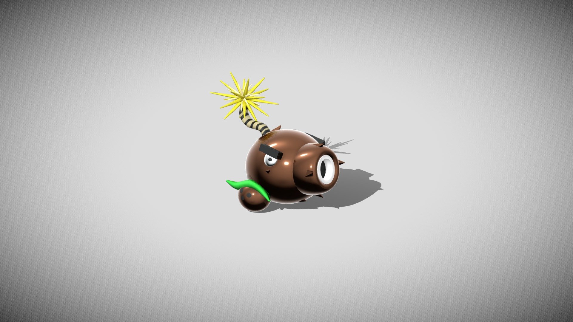 Coconut Cannon pvz - 3D model by Cocobro [4105dcf] - Sketchfab