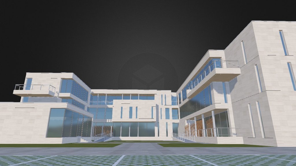 building - 3D model by 85544280 [41065f3] - Sketchfab