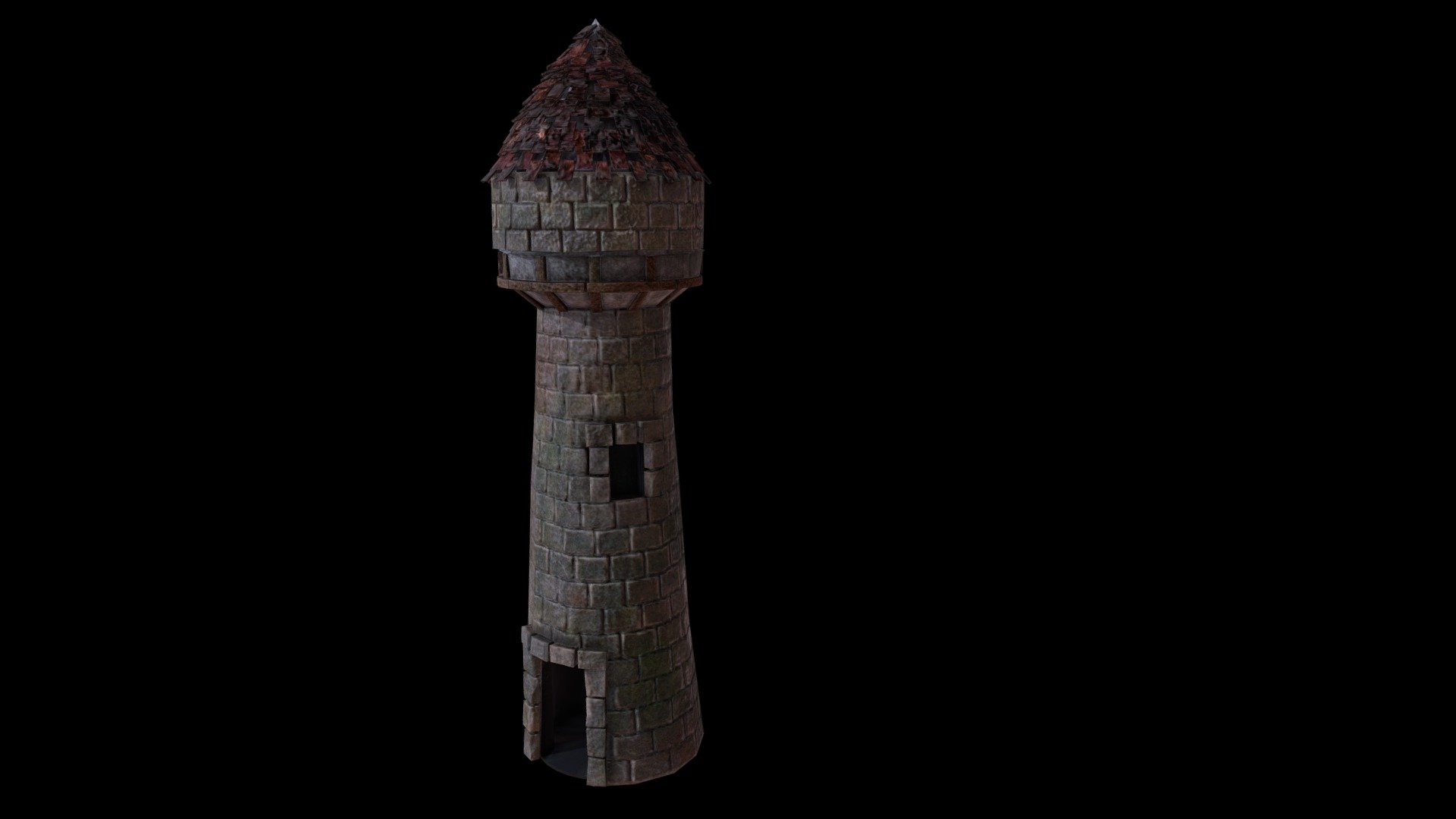 Tower - Download Free 3D model by Paulina (@Byakko) [4106fe8] - Sketchfab
