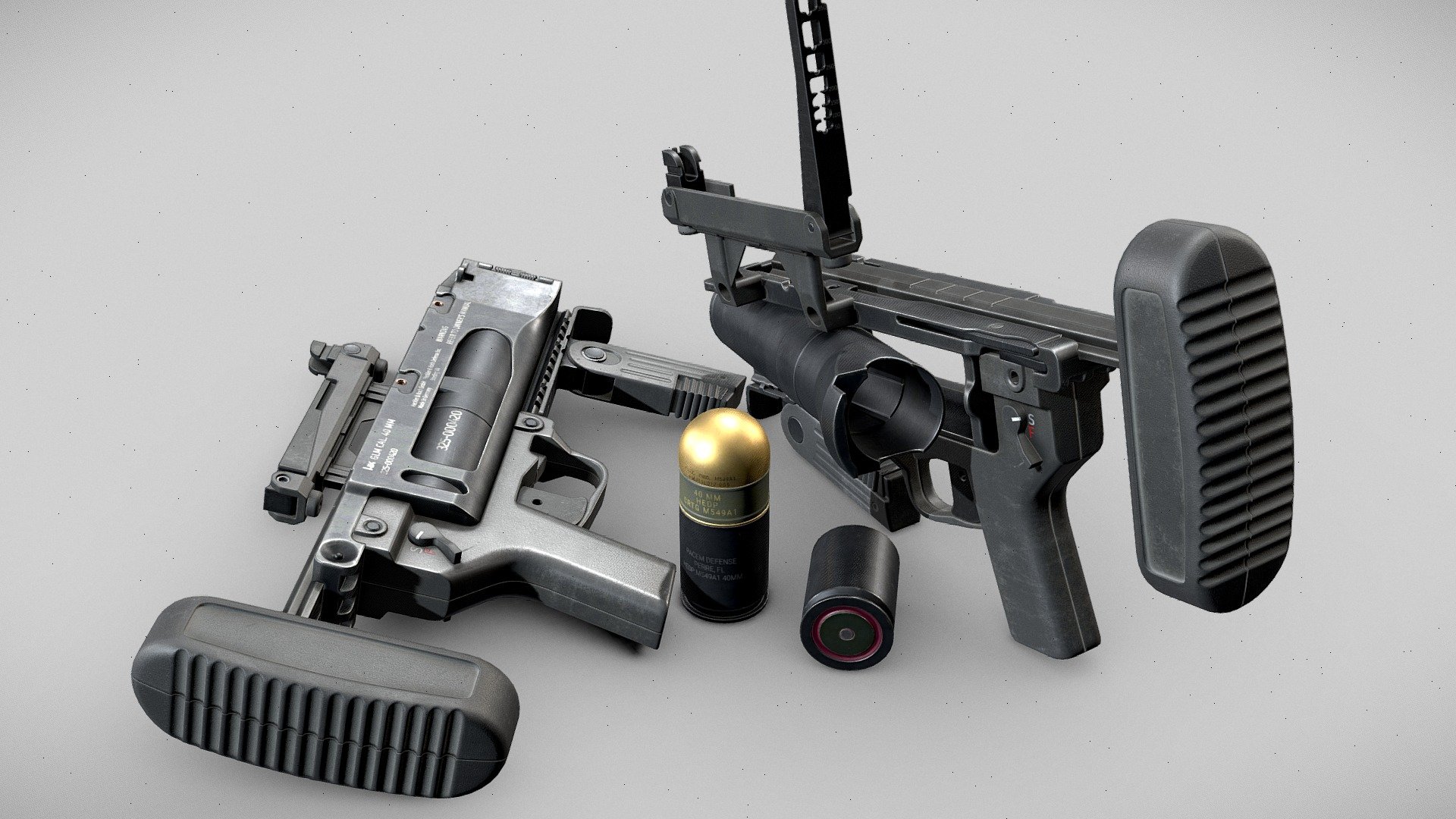 M320 Grenade Launcher - Buy Royalty Free 3D model by Stefan Engdahl ...