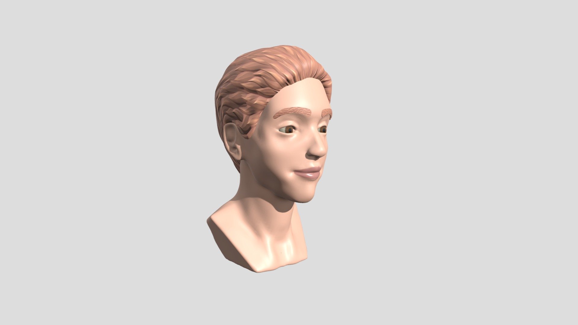 Human head - 3D model by byRokshplayModels (@MarcJuarez) [4109340 ...