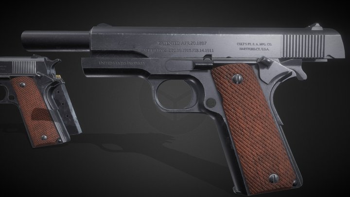 M1911 3D models - Sketchfab