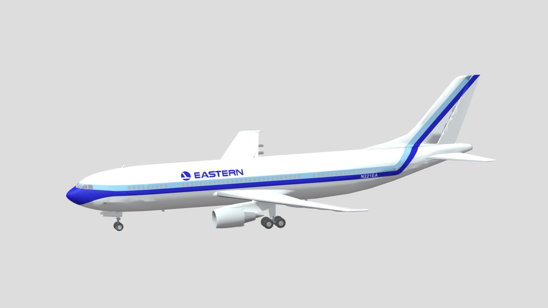 airbus a300 - Download Free 3D model by 1883 [410b0ab] - Sketchfab