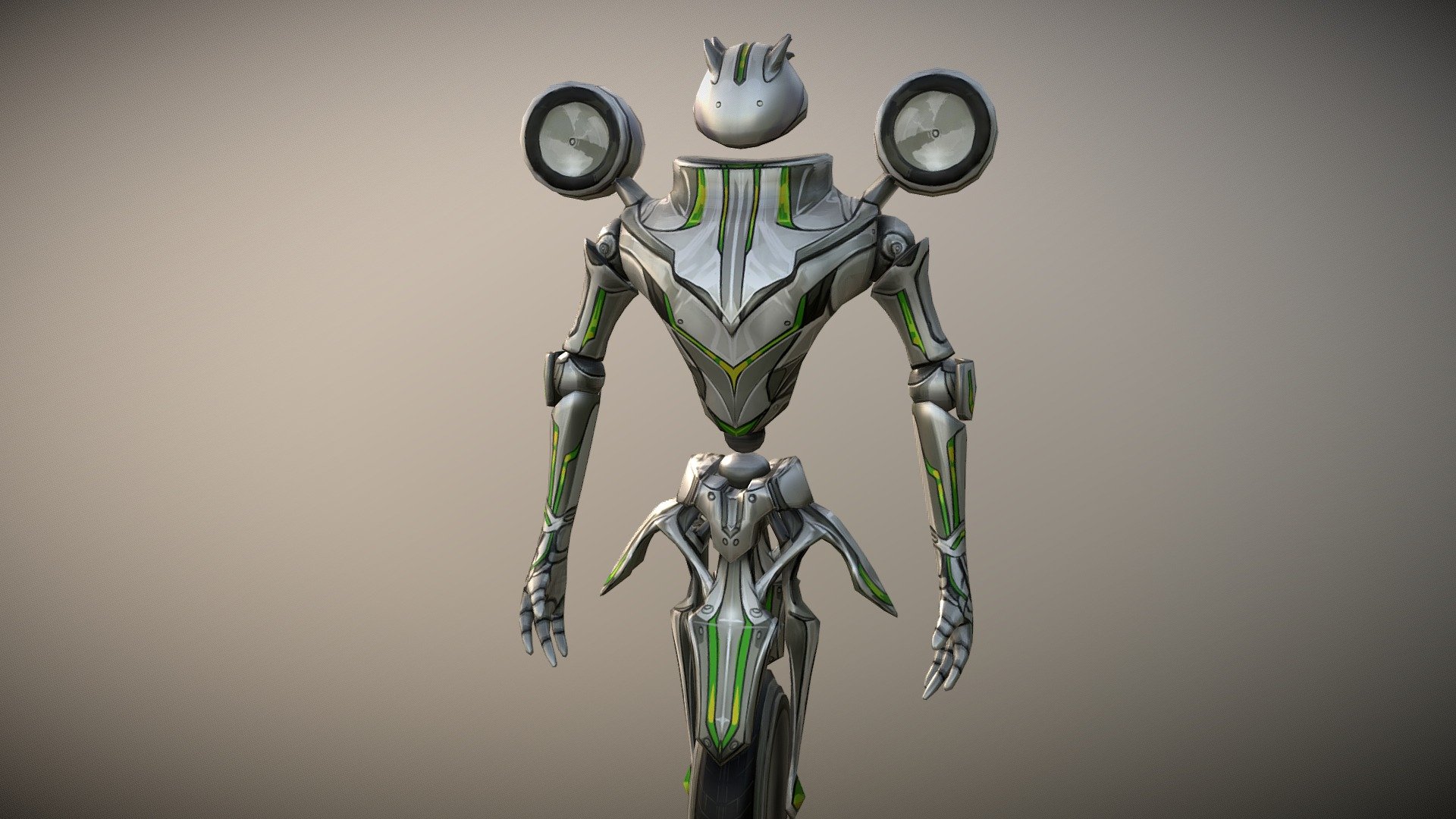 Robot white - 3D model by vitascky [410c90b] - Sketchfab