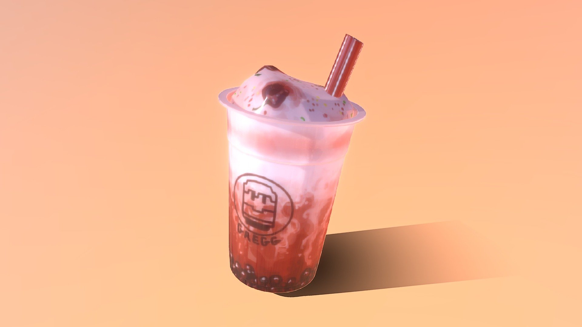 OBJ_BubbleTea_v04 - 3D model by ghost (@unghxsted) [410cd0d] - Sketchfab