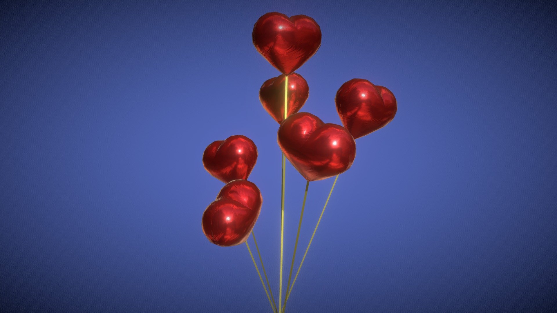 Heart Balloons - Animated Low Poly - Buy Royalty Free 3D model by Phil ...