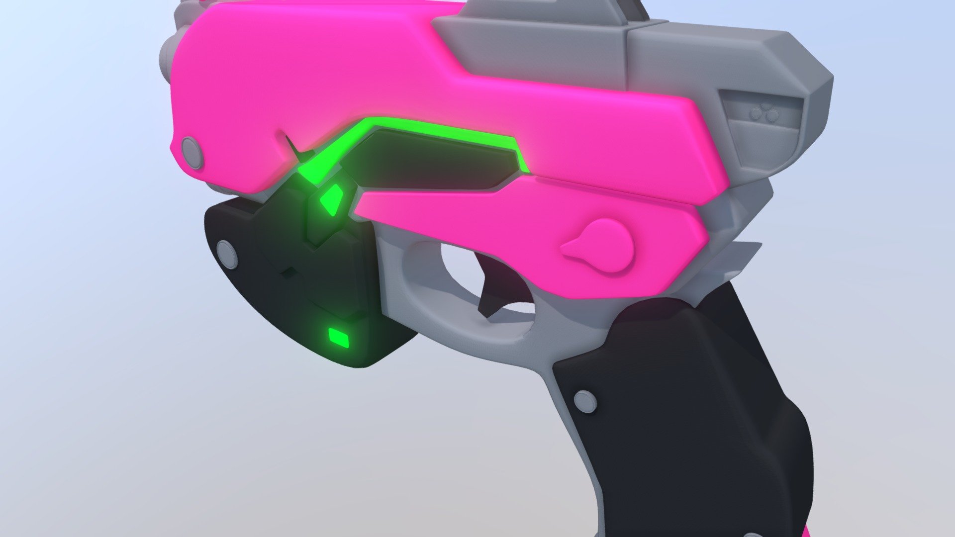 Dva's gun - 3D model by Rananya [410e48a] - Sketchfab