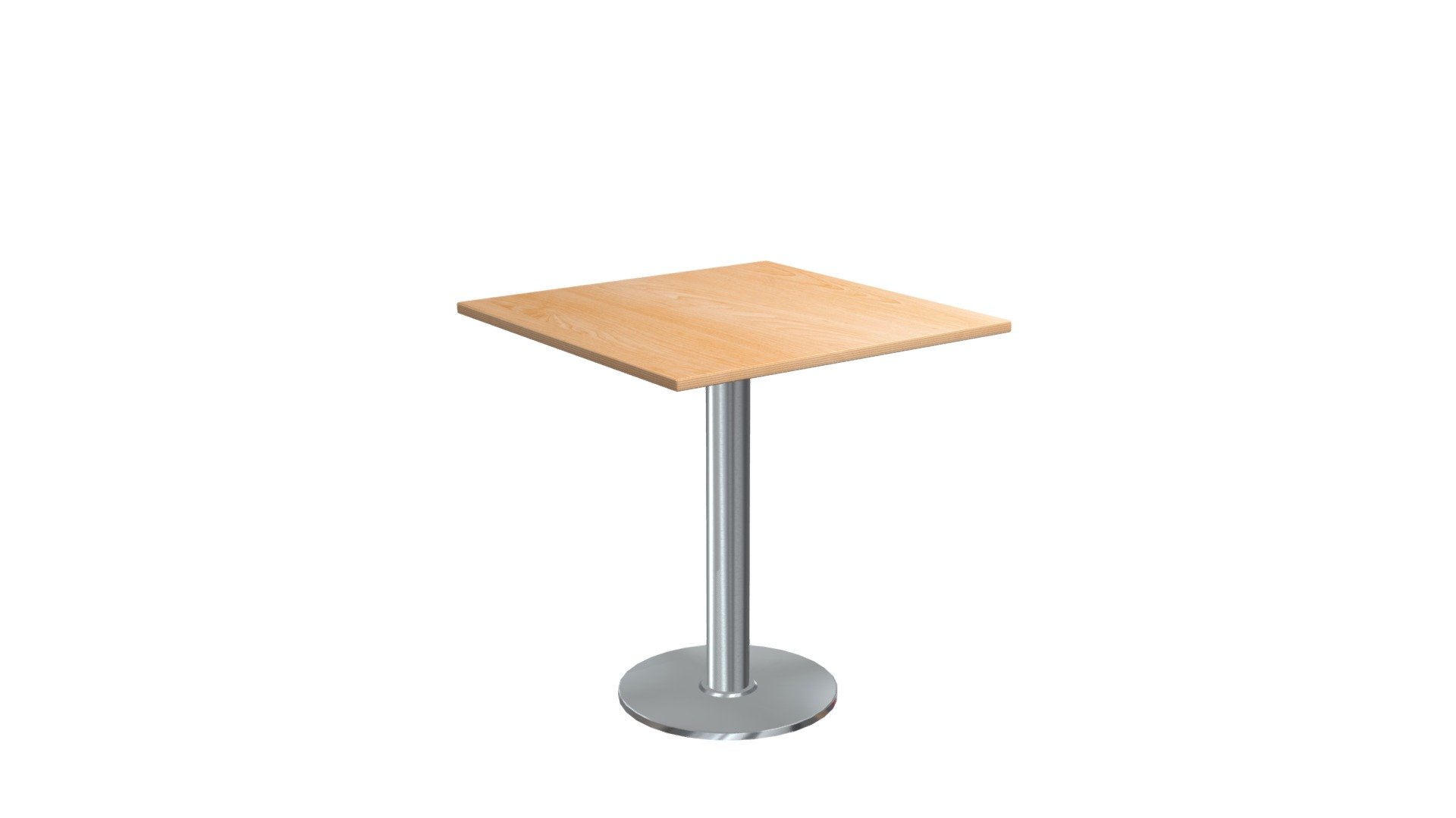 Table Chromo, beech, square - 3D model by dlse-mietmoebel [410e909 ...