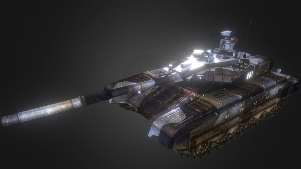 T90主战坦克 - 3D model by AoTian [410fda4] - Sketchfab