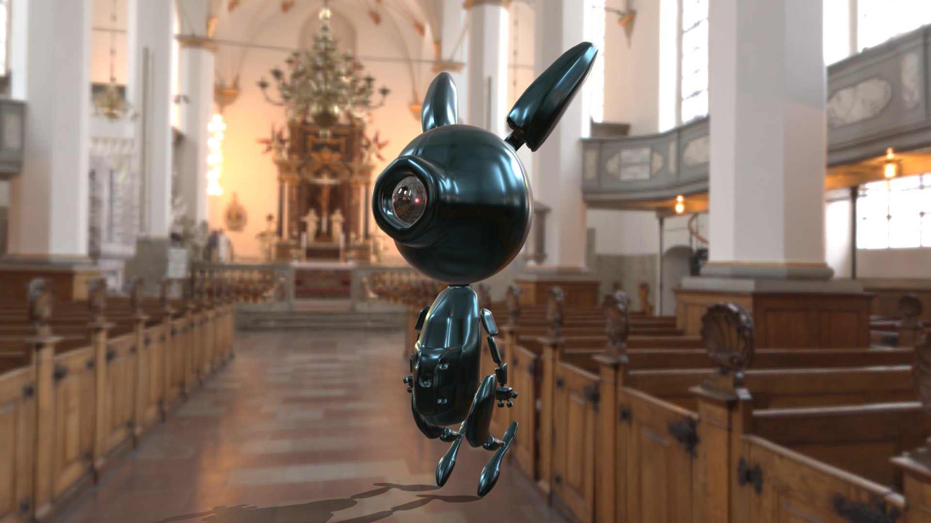 Modelado Conejo Robot - 3D model by Nick (@nickx56) [41110d4] - Sketchfab