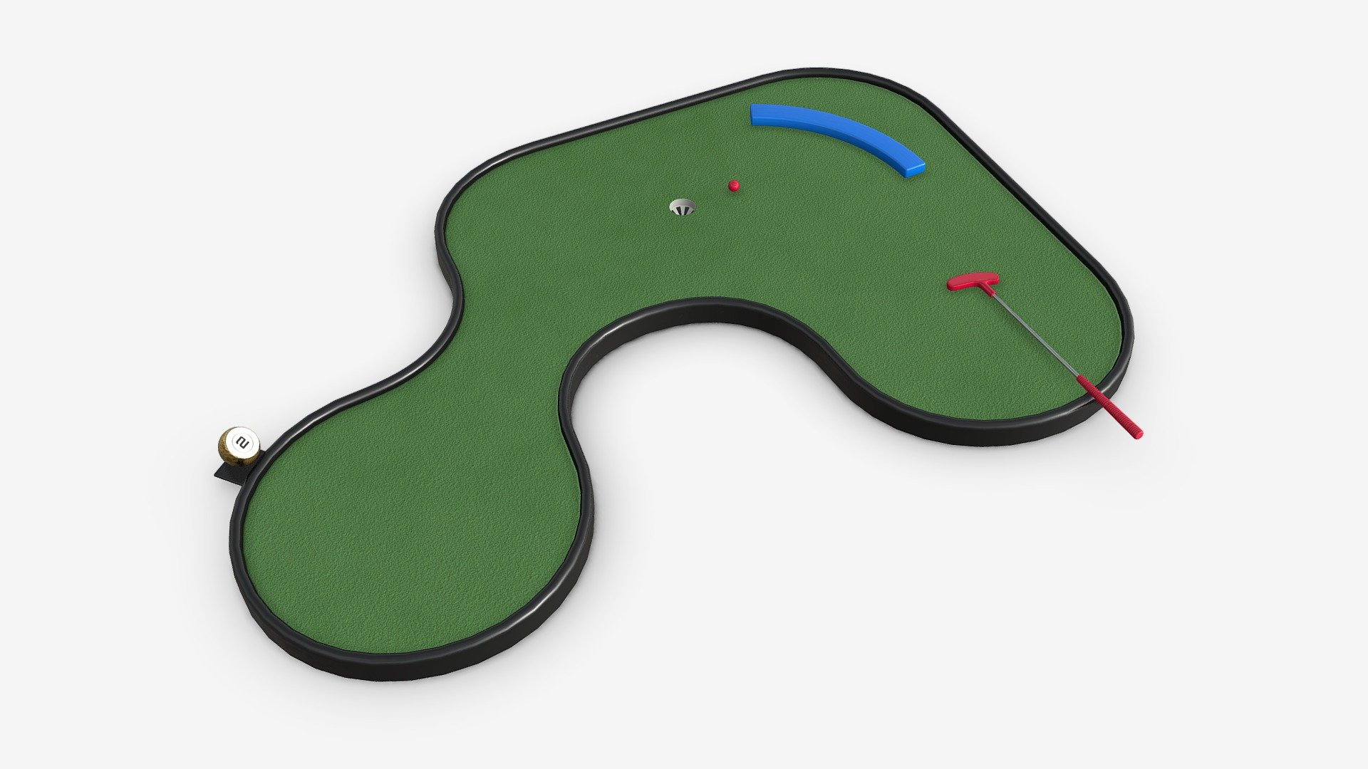 Miniature Golf Course 02 - Buy Royalty Free 3D model by HQ3DMOD ...