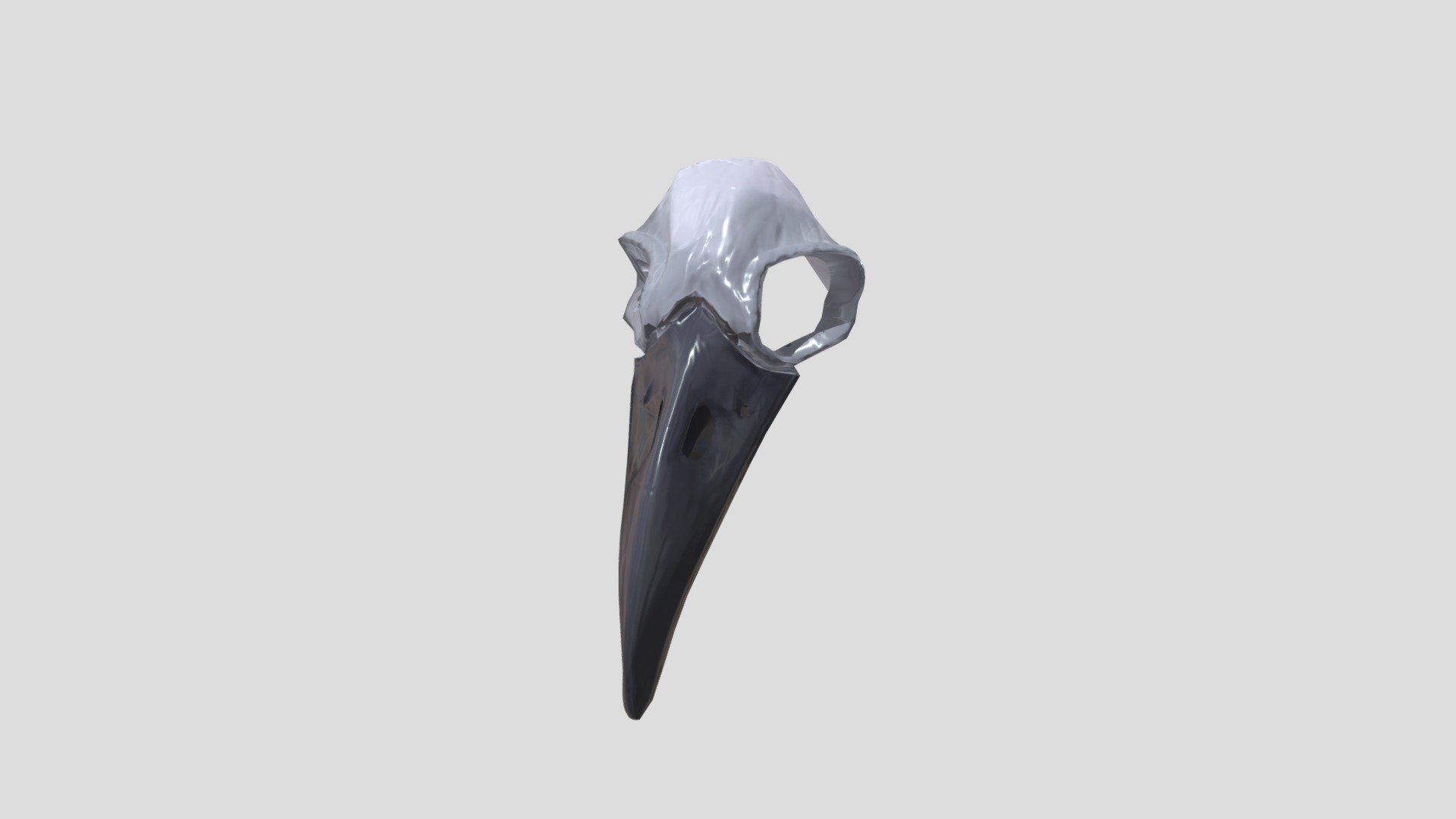 première version, Crane de corbeau - 3D model by el.darkitsune [4111e80 ...