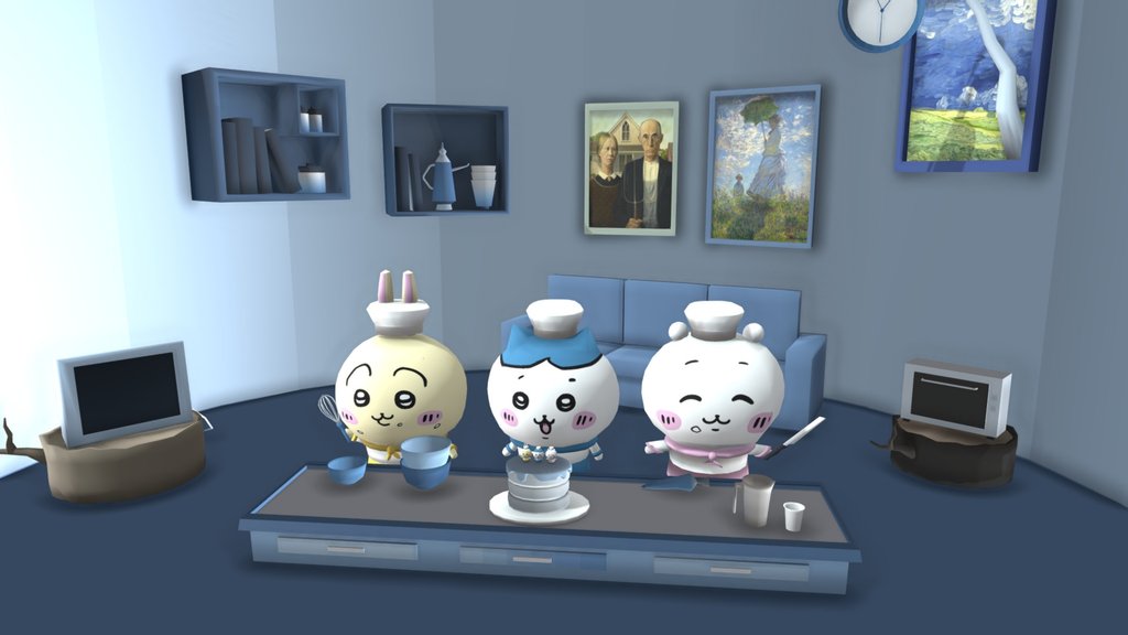 kawaii - A 3D model collection by nr1gamer - Sketchfab