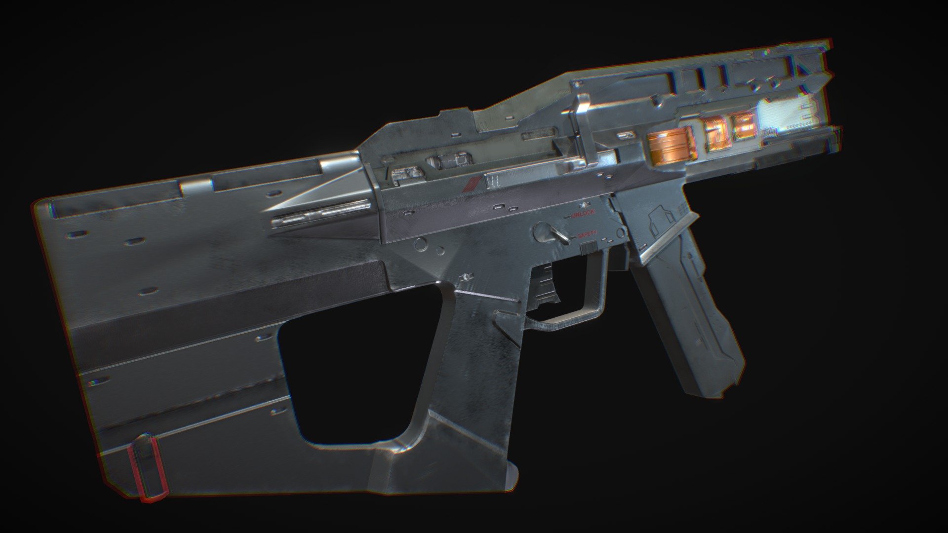 Pulse_Rifle - 3D model by NicolasThuaud (@thuaudnicolas) [411543a ...