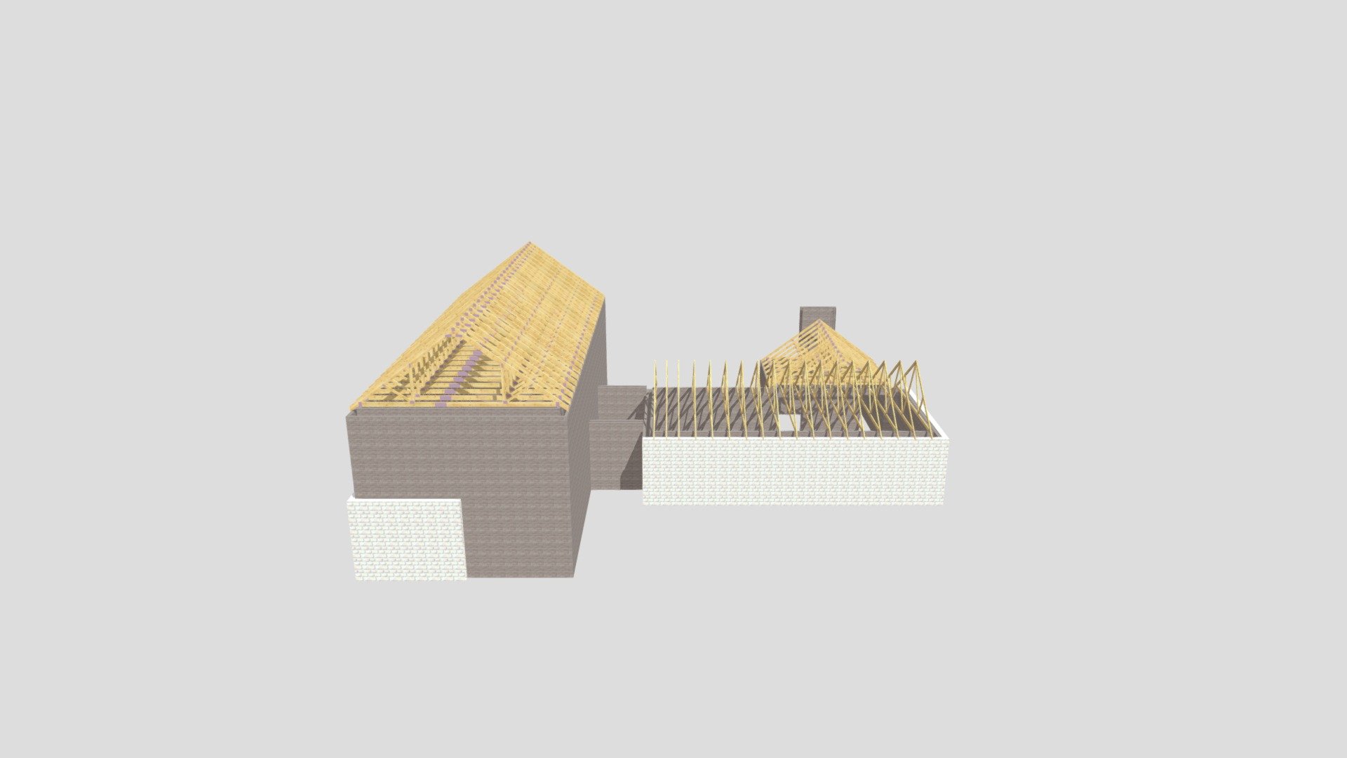 Carr House_truss_roof - Download Free 3D model by Dermf [4115f91 ...