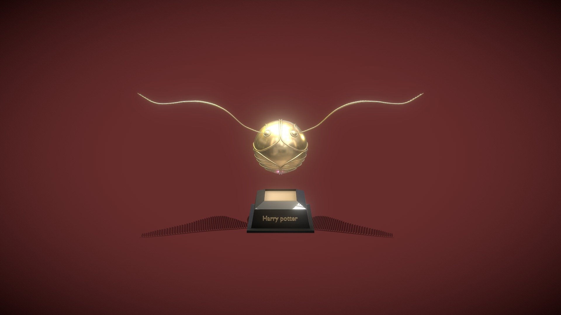 Golden Snitch HarryPotter - Download Free 3D model by Farah Mimouni ...