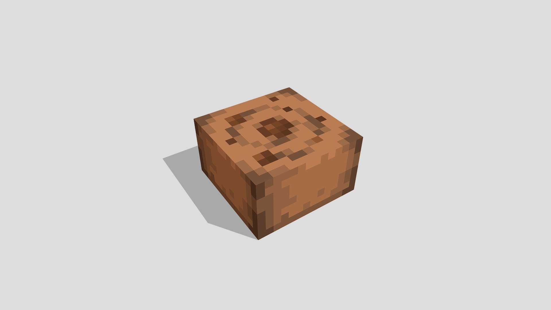 Minecraft Chocolate Cake - 3D model by yomai (@tuqan) [411670a] - Sketchfab