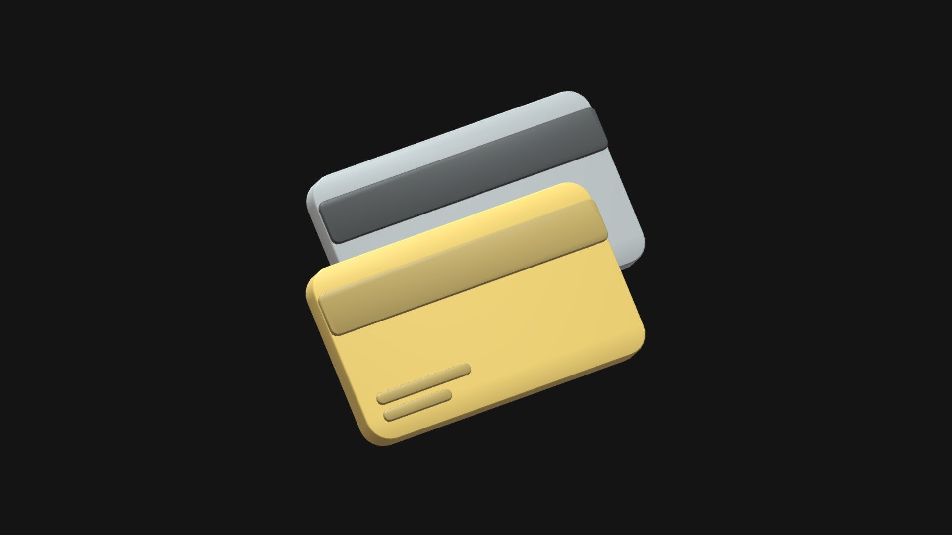 Debt Card Icon - Buy Royalty Free 3D model by arc.jabbar (@arc_jabbar ...