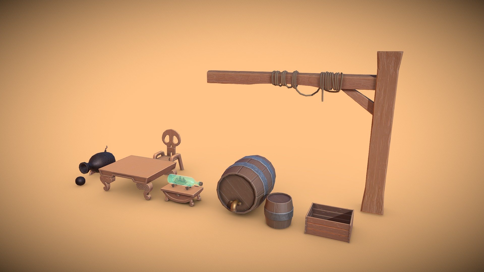 some props - Download Free 3D model by td991 [411726e] - Sketchfab