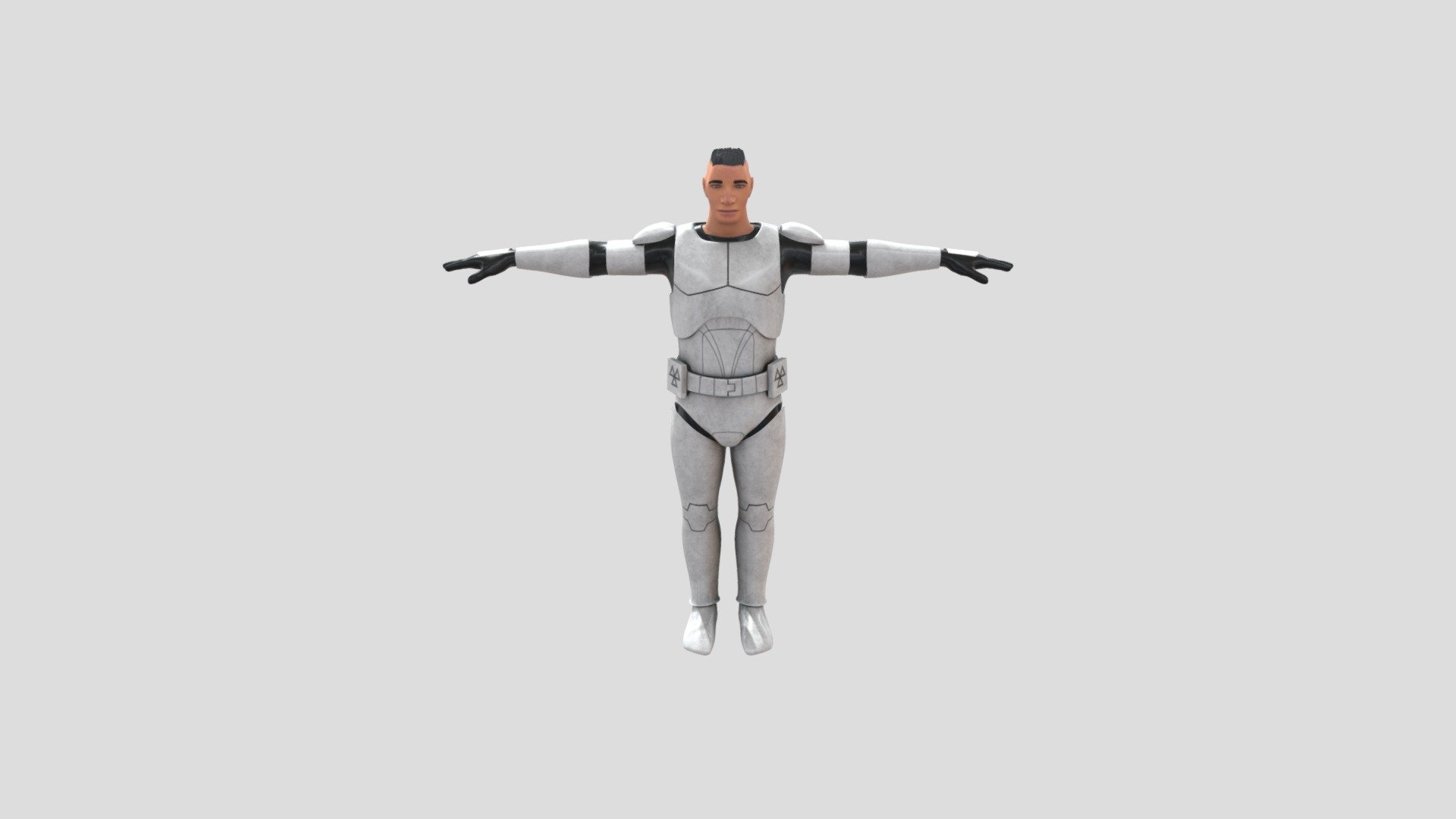 Clone_Trooper_v1_0 - 3D model by nickpreno [4117705] - Sketchfab