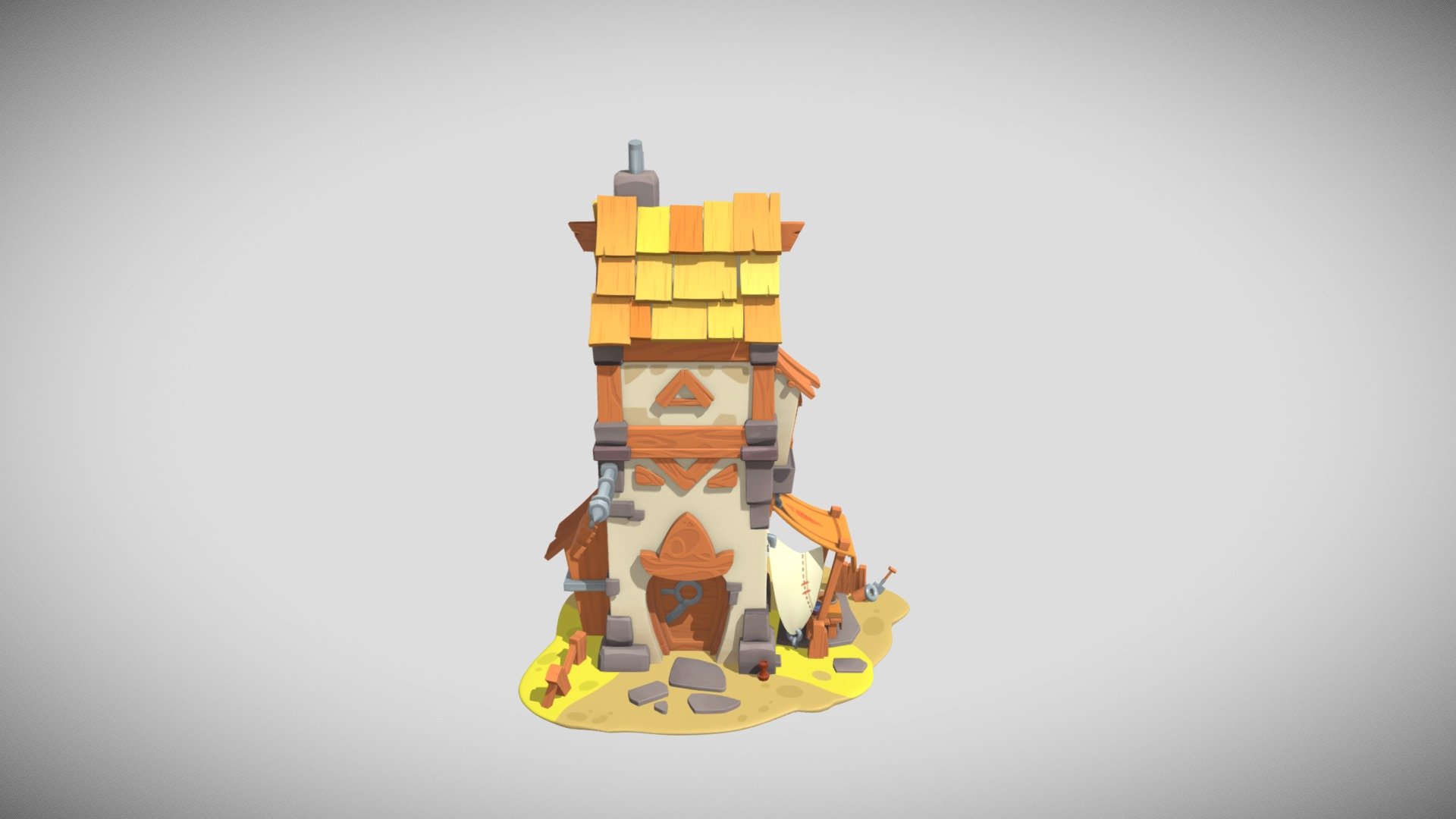 3D Shack Model - 3D model by Reann Kong (@TheStarryZephyr) [4117dca ...