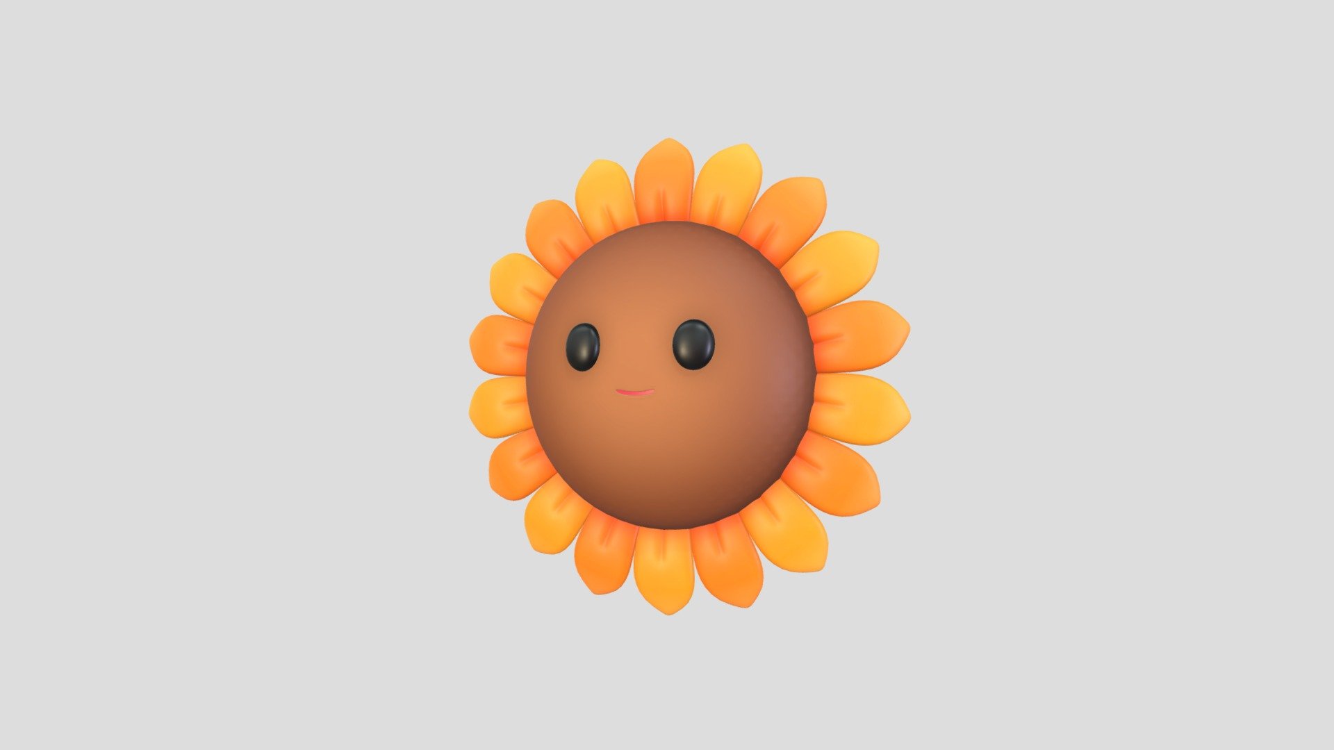Character227 Cartoon Sunflower - Buy Royalty Free 3D model by BaluCG ...