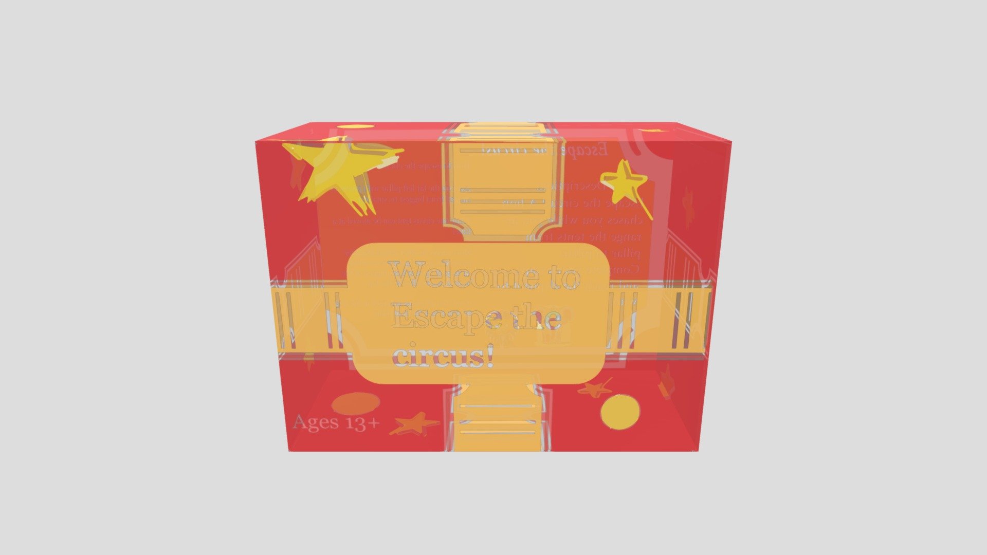 ESCAPE THE CIRCUS Packaging - Download Free 3D model by sophiahperea ...