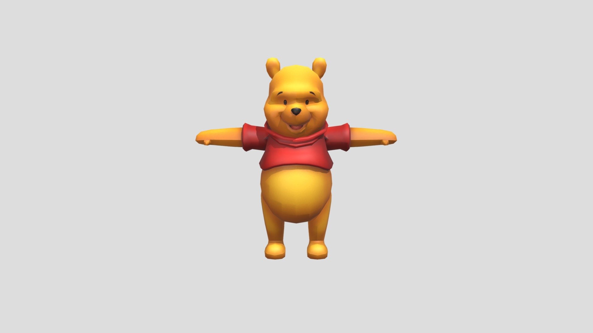 ADI 2.0: Winnie Pooh (Fully rigged) - Download Free 3D model by Charred ...