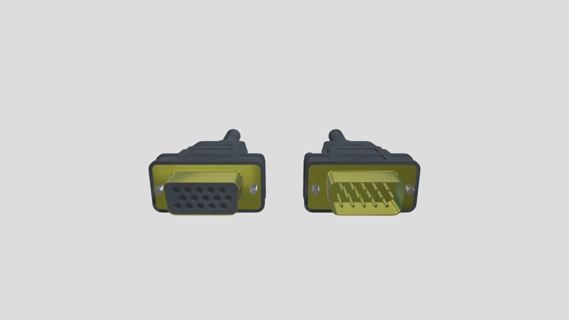 Adapter cable UGREEN_VGA - 3D model by RachelOlaes (@Rachel14) [411bfac ...