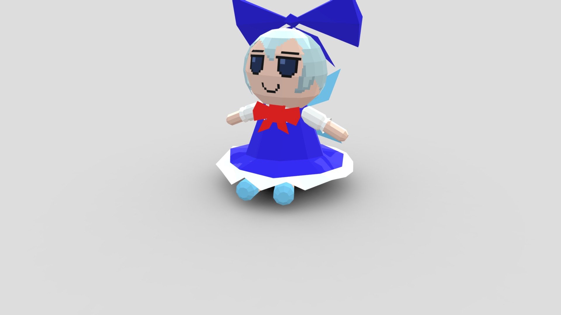 Low Poly Cirno Fumo (東方Project) - Download Free 3D model by bibadzibun ...