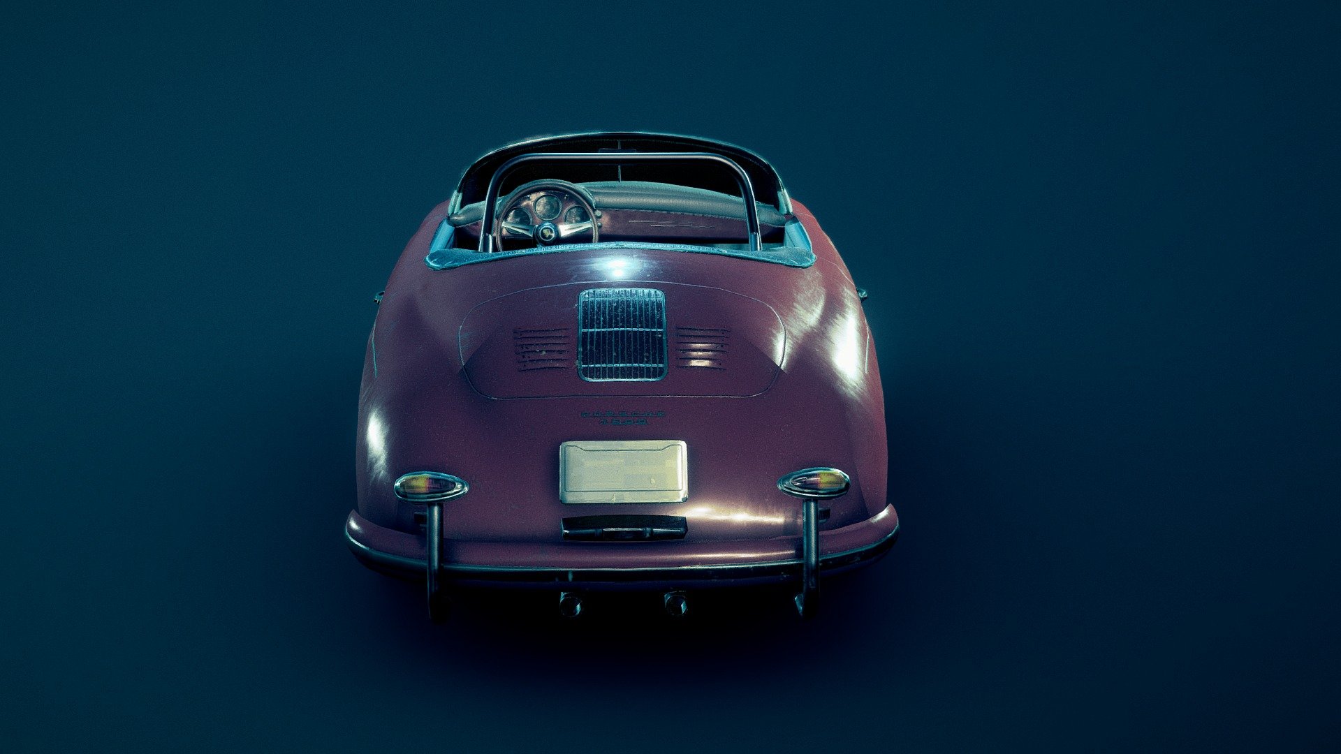 Porsche 365 speedster - LowPoly - 3D model by ahmadz.design [411e2f3 ...