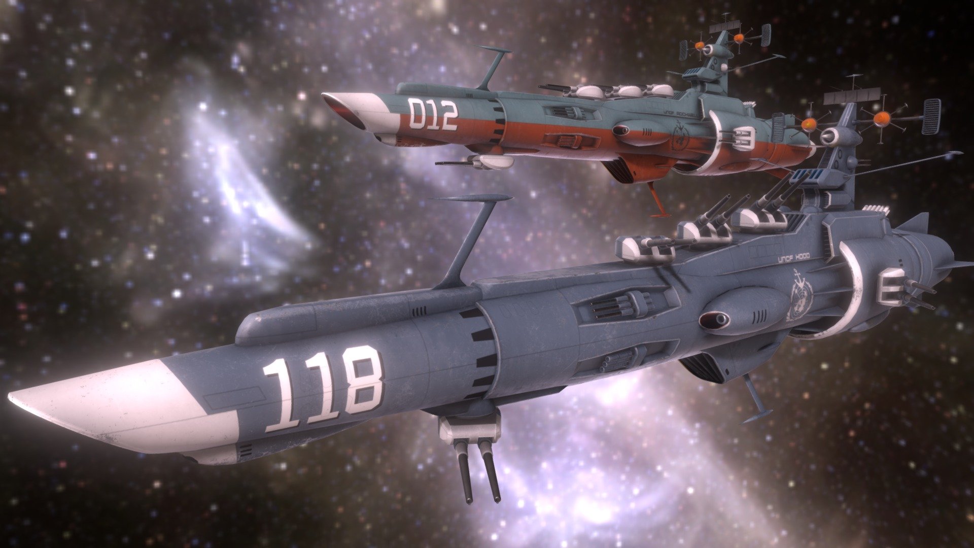 Hood-Class Battlecruiser - 3D model by Medicman [411ef09] - Sketchfab