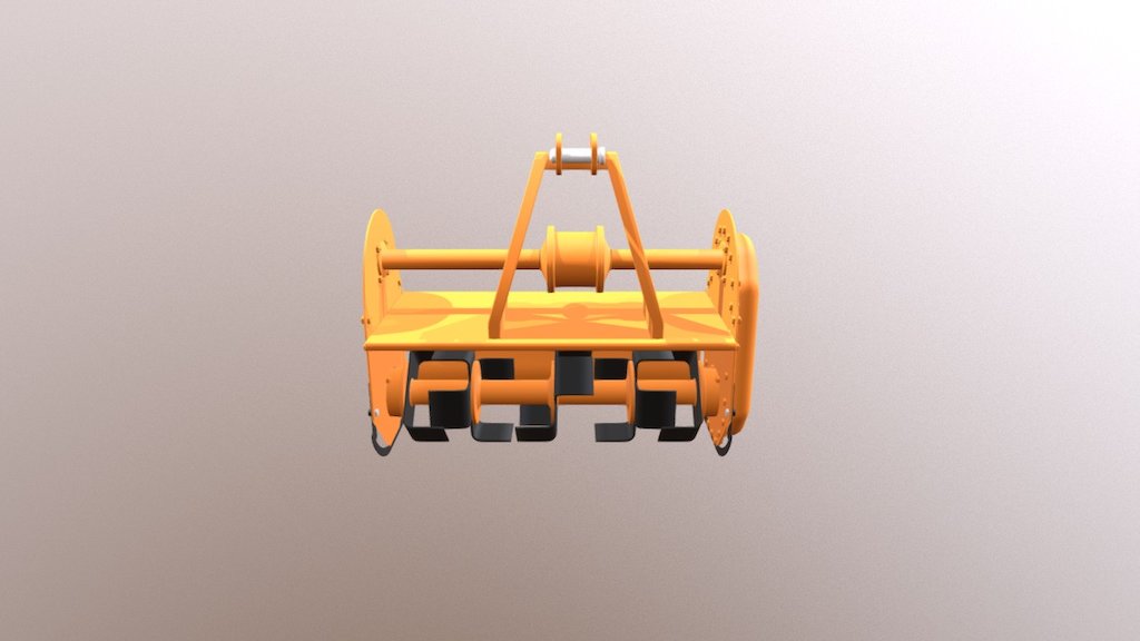 ROTAVATOR CM1050 Unwrap new - 3D model by oneliner [411f78e] - Sketchfab