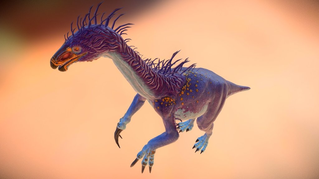 Therizinosaurus - 3D model by Cullen Morris (@tcullenmorris) [411f974 ...