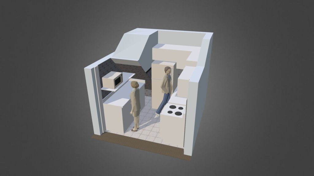 Kitchen Model 2 - 3D model by Model Vision Studios (@modelvisionstudios ...