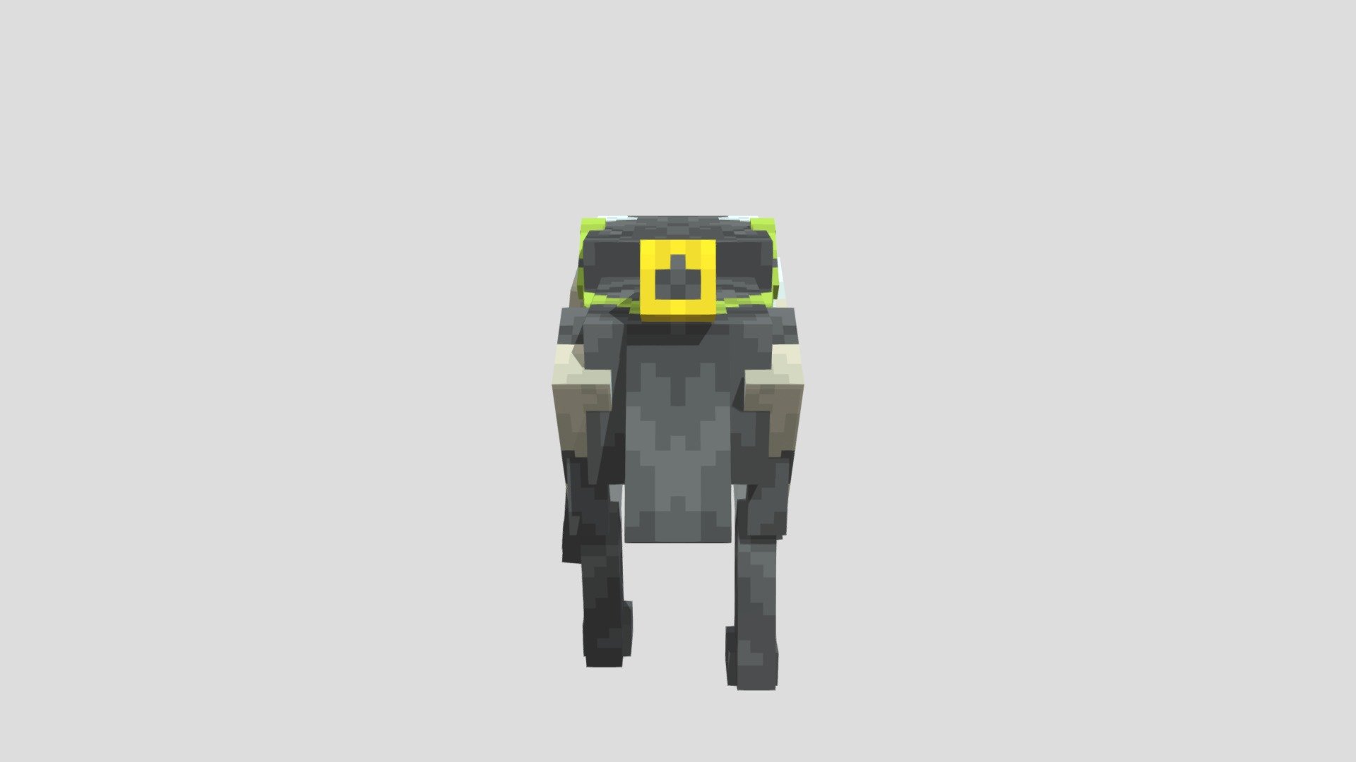 Minecraft Style Strider - 3D model by GlitchyBoi432123 [41224eb ...