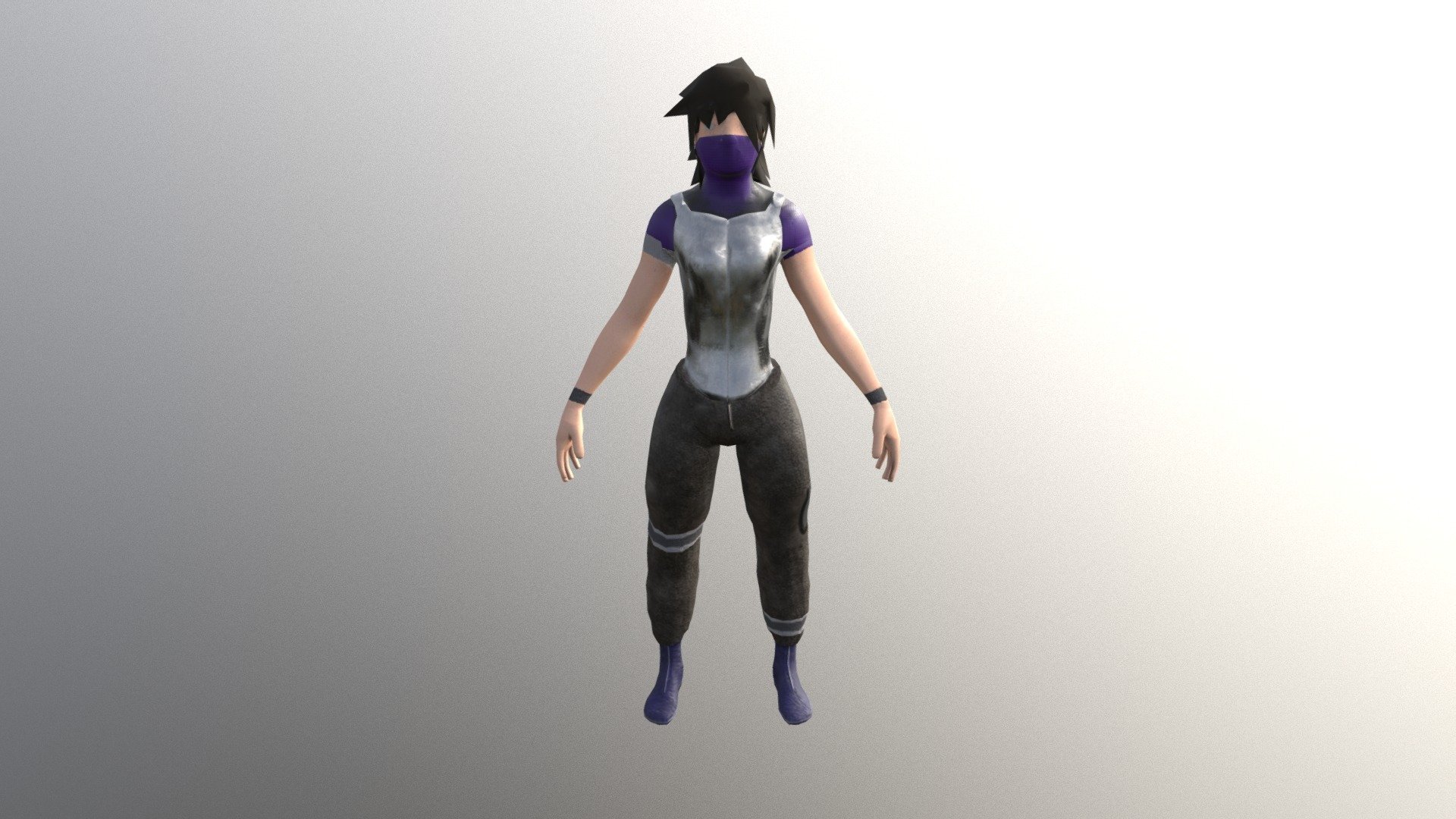 Ninja A - 3D model by J-C-Charnele [41236d0] - Sketchfab
