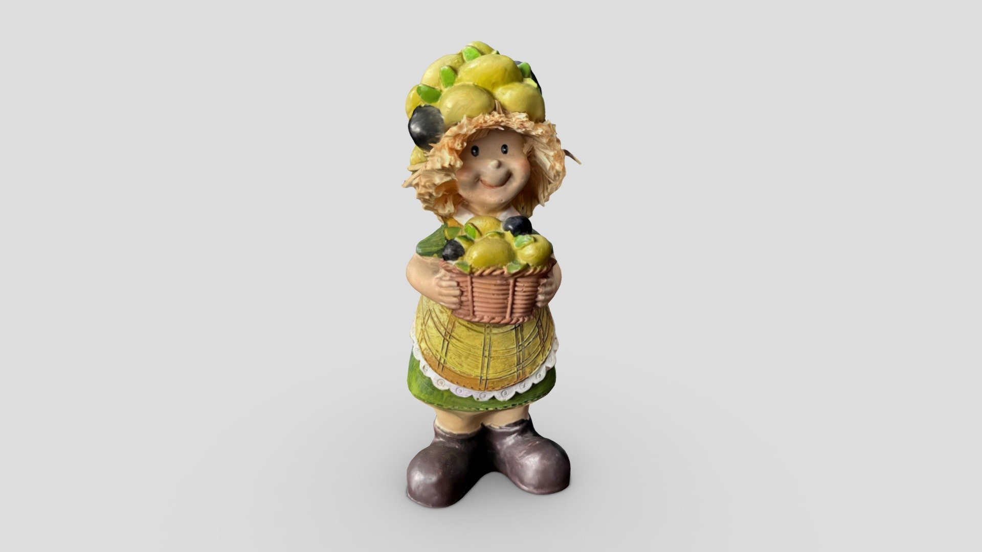 Grape Head Figurine - Download Free 3D model by Fretfulgsums [412589b ...