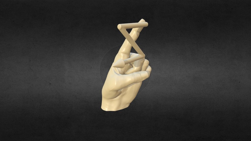 Maltese Sign Language 'z' - 3D model by Bruno De Maeyer (@ohne ...