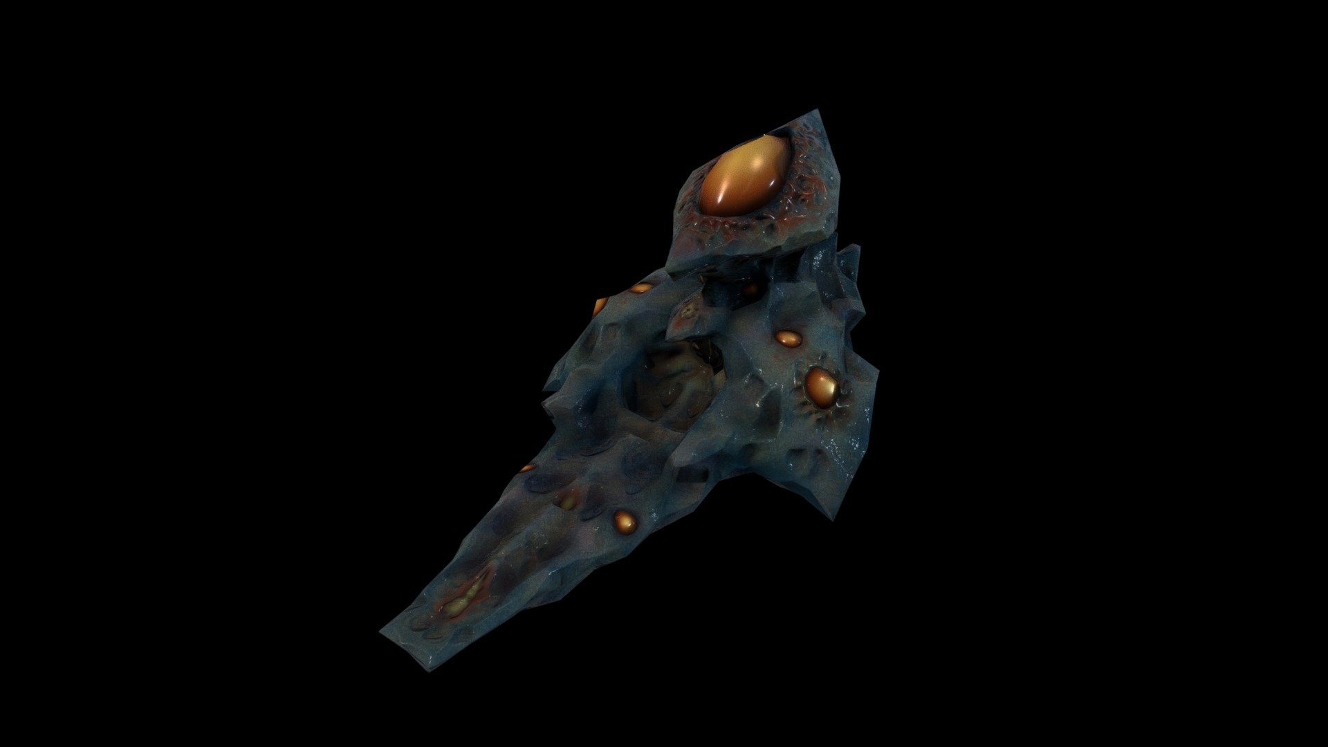Alien fleet Frigate - 3D model by angames [4127516] - Sketchfab