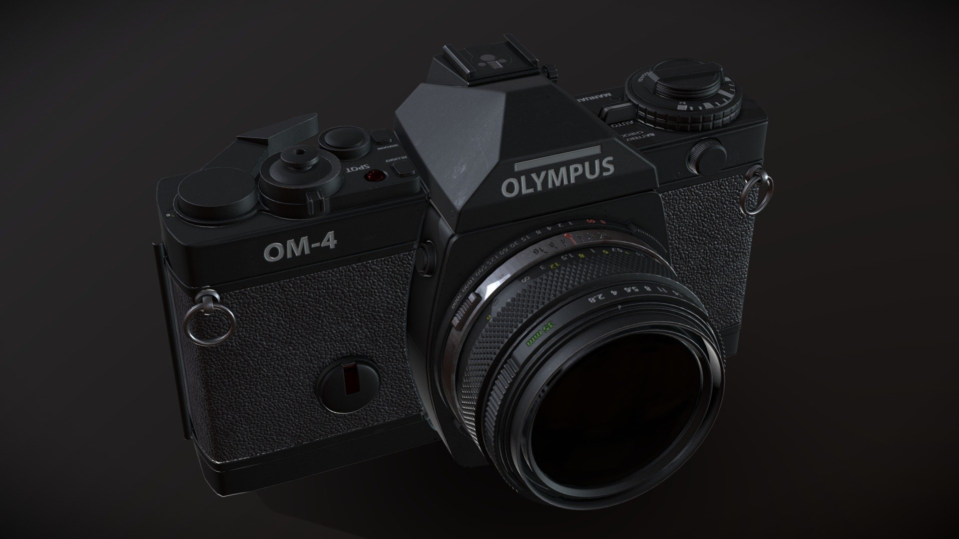 Olympus OM-4 - 3D model by Rik De Keersmaeker (@rdkeersm) [41280d6 ...