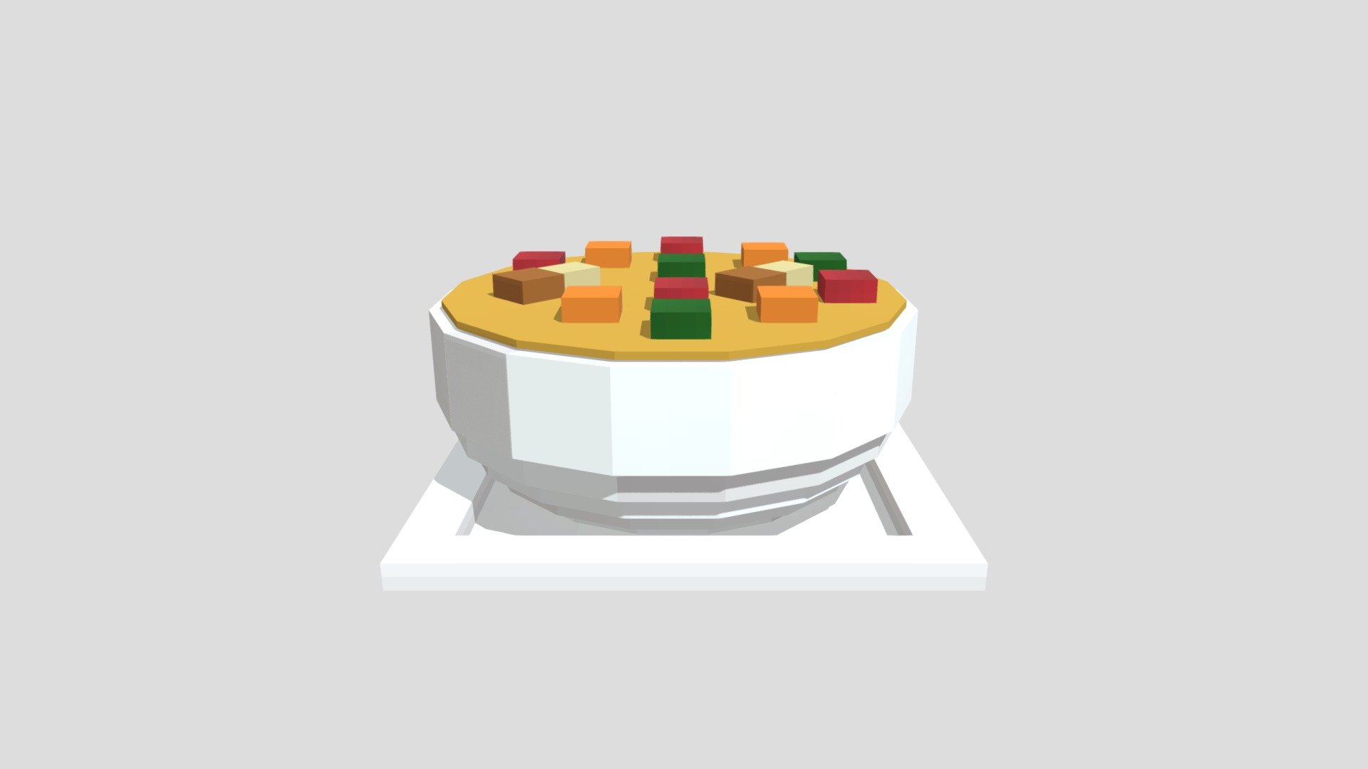 Vegetable soup - 3D model by Nekosuggoi (@mariana.chaparro3) [41285e1 ...