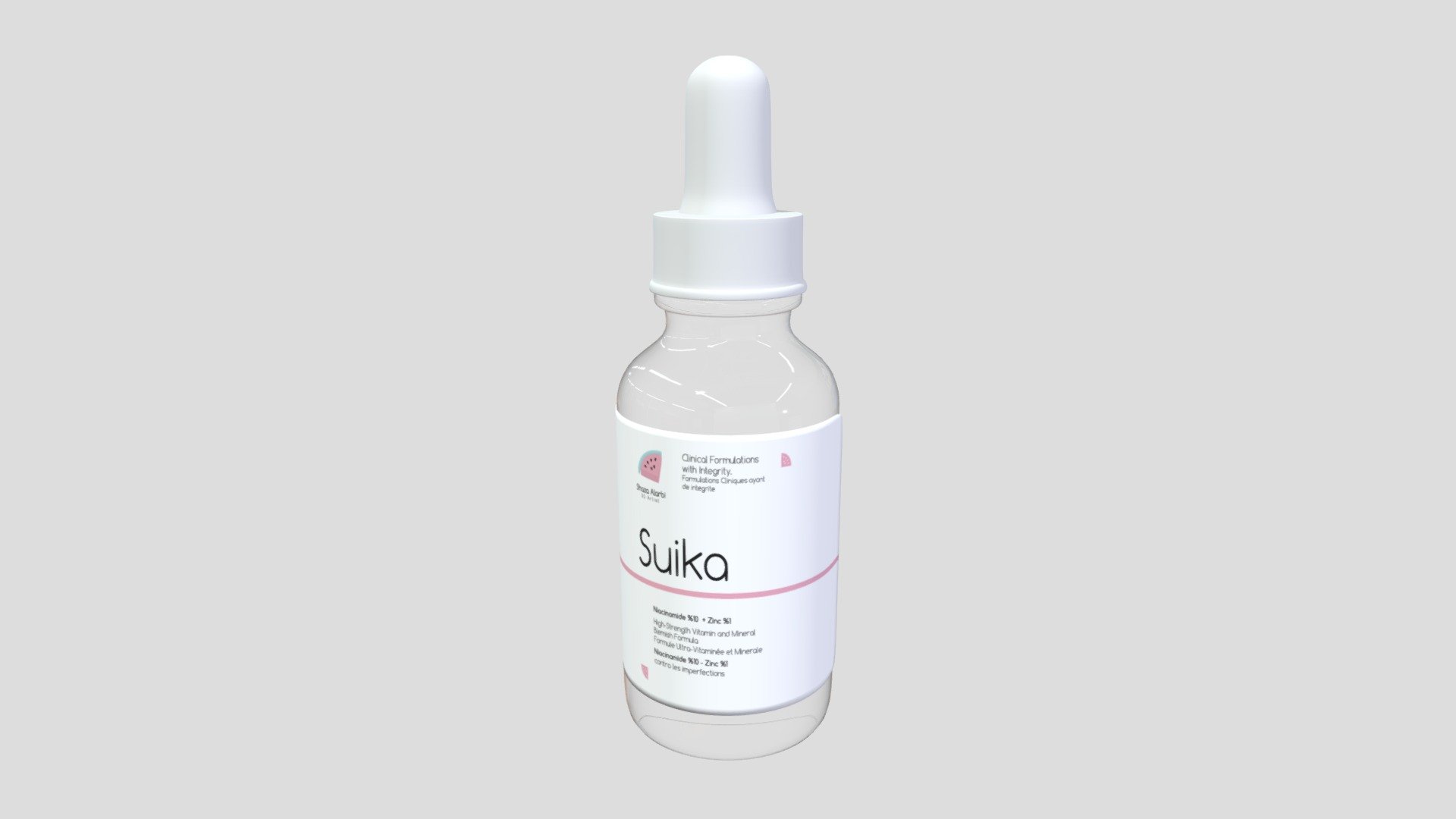 Serum bottle 30ml - 3D model by Shaza.Alarbi [4128b47] - Sketchfab